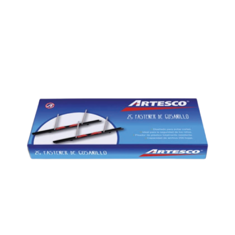 FASTENER GUSANILLO CAJA X 25 UND ARTESCO | El Grande